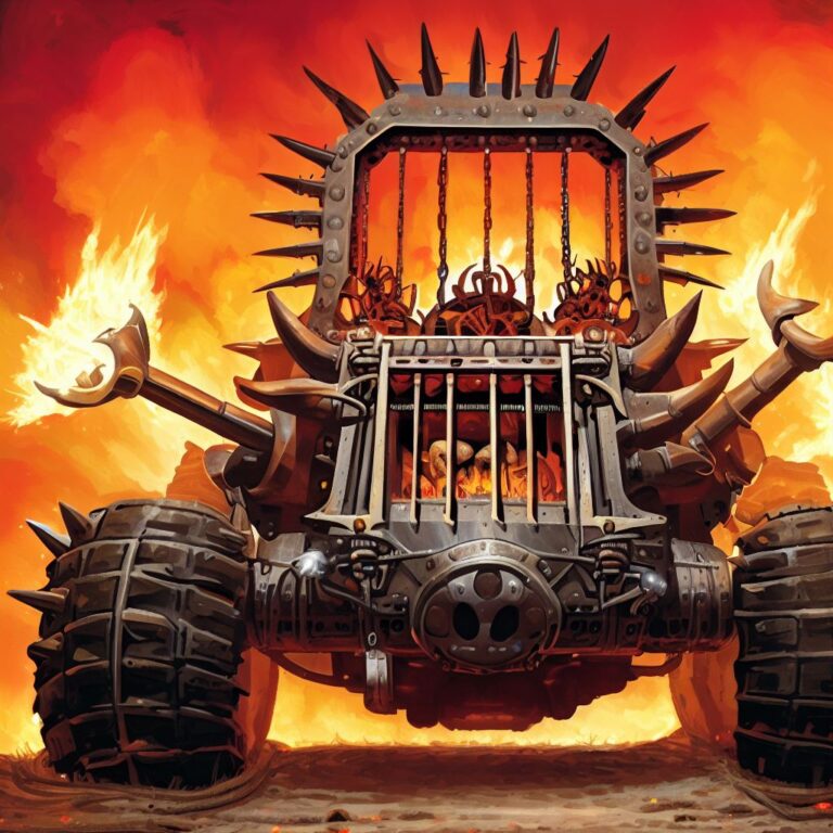 HELLFIRE ENGINE - 5e stats - ANGRY GOLEM GAMES